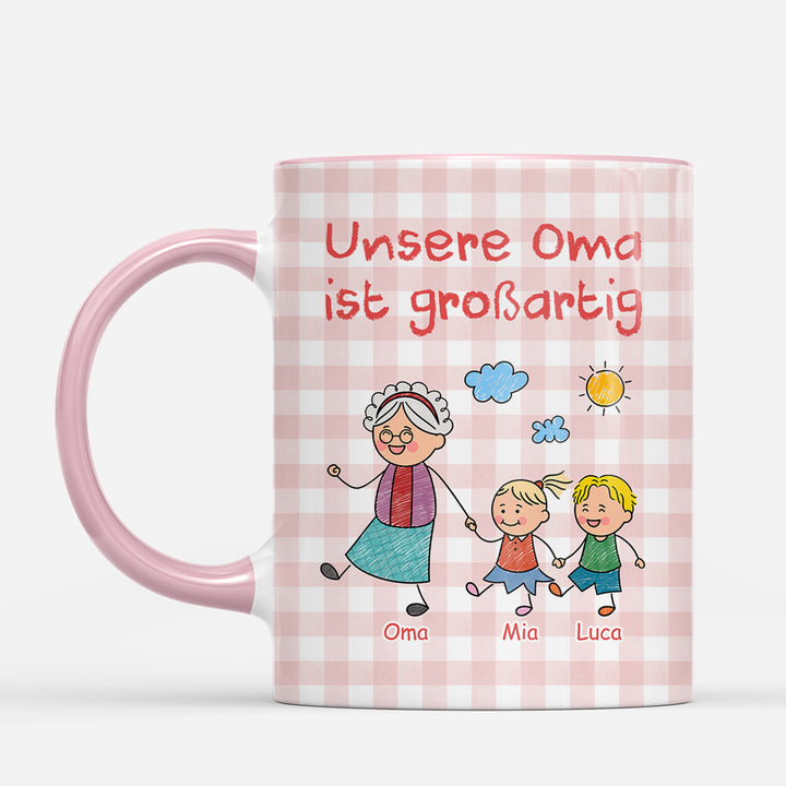 Mein Opa Ist Großartig - Personalisiertes Geschenk | Opa & Oma Tasse ...